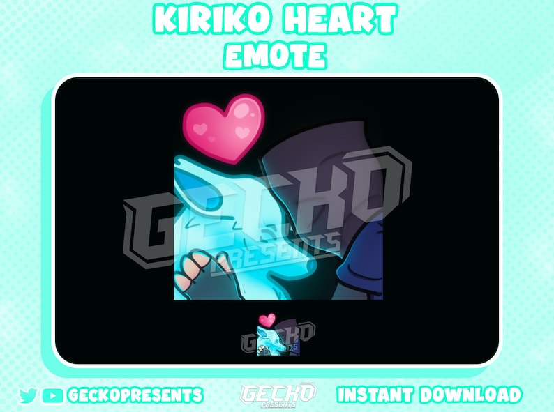 Kiriko Heart OW2 Emote | Static | Twitch Emotes, Discord Emotes - Etsy