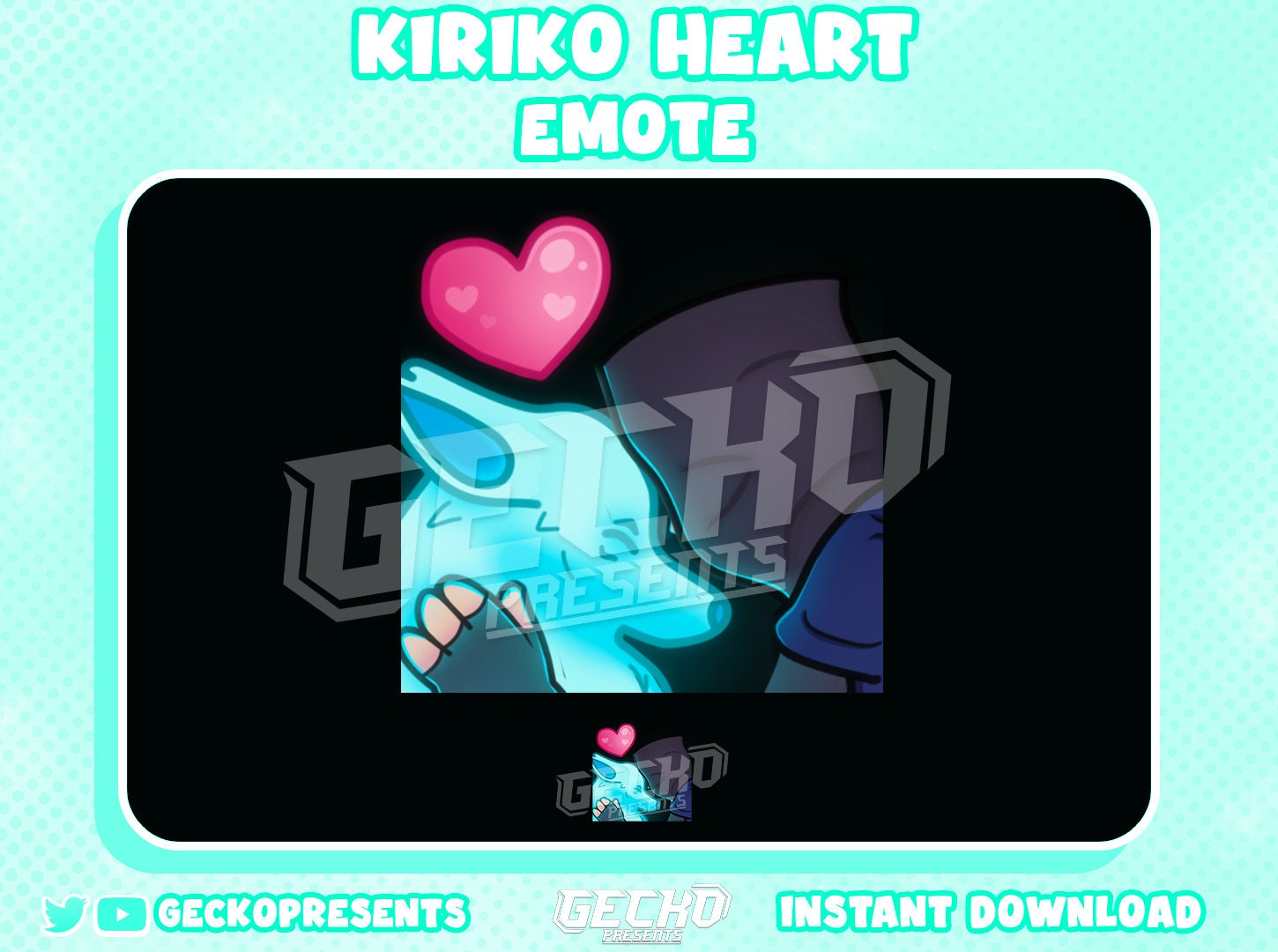 Kiriko Heart OW2 Emote | Static | Twitch Emotes, Discord Emotes - Etsy