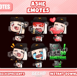6 Ashe OW2 Emotes | Static | Twitch Emote, Discord Emote - Etsy