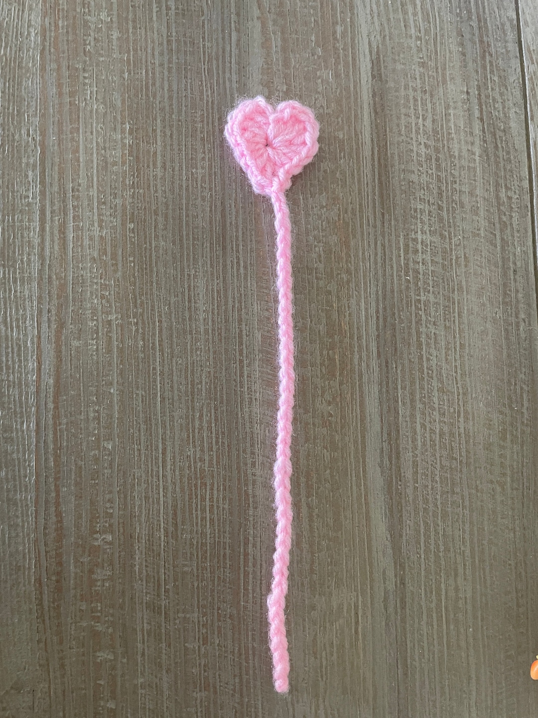Heart Crochet Bookmark - Etsy