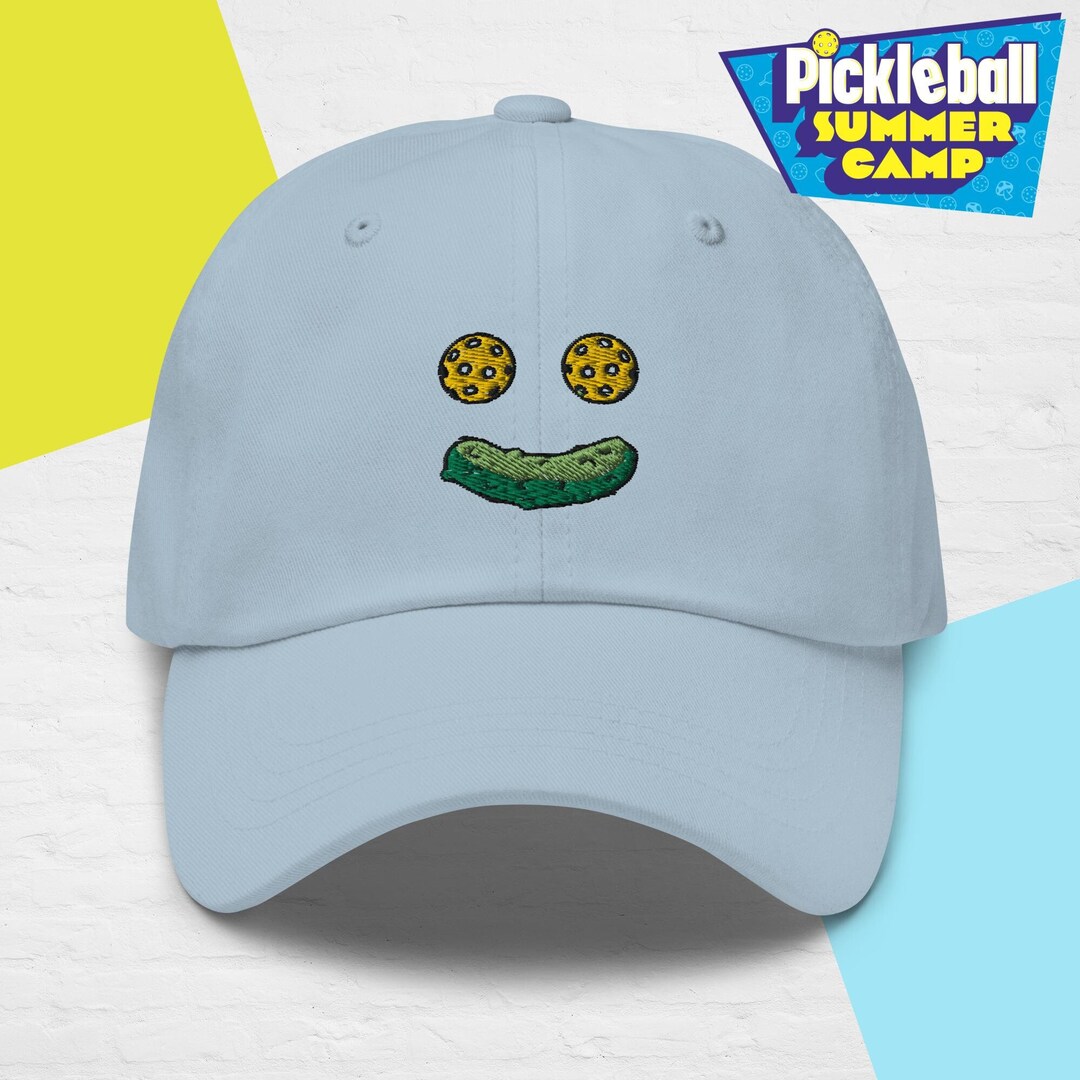 Pickle Ball Hat | Smiley Pickle | Pickleballsummercamp - Etsy