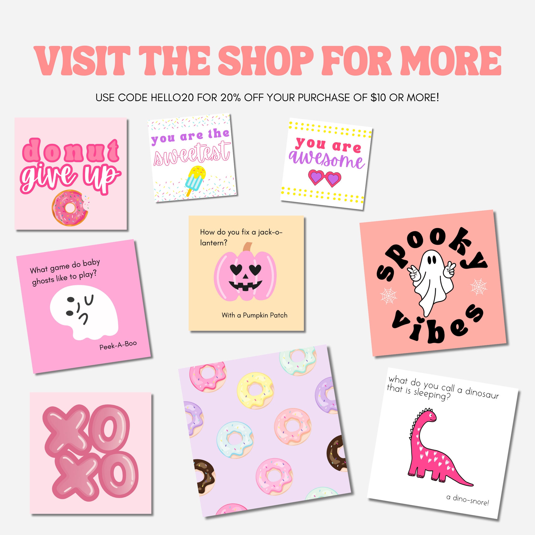 Printable Lunchbox Notes, Printable Lunch Notes, Lunchbox Notes, Lunch ...