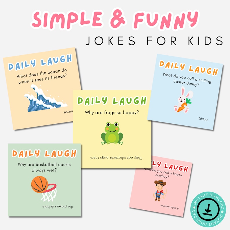 Lunch Box Jokes, Printable Lunchbox Notes, Lunch Box Notes, Printable ...