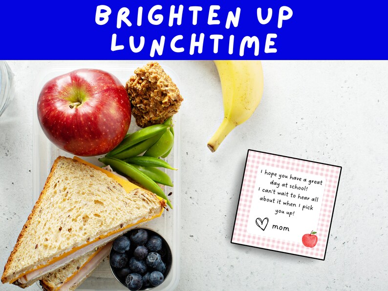 Lunch Box Notes, Printable Lunch Notes, Lunch Notes, Lunch Box Jokes ...