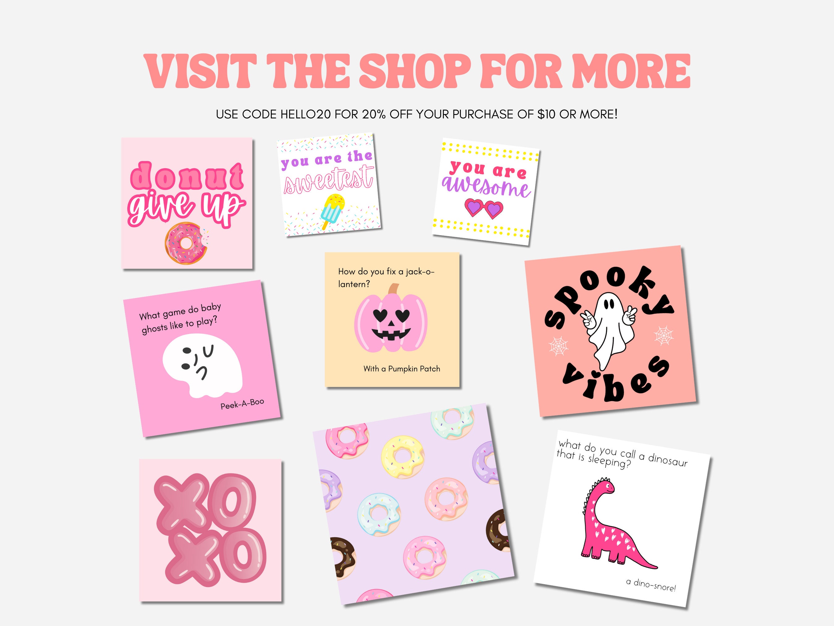 Printable Lunch Notes, Lunchbox Notes, Printable Affirmation Cards ...