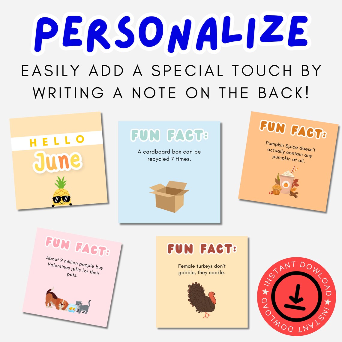 Printable Lunchbox Notes, Printable Lunch Notes, Lunchbox Notes, Lunch ...