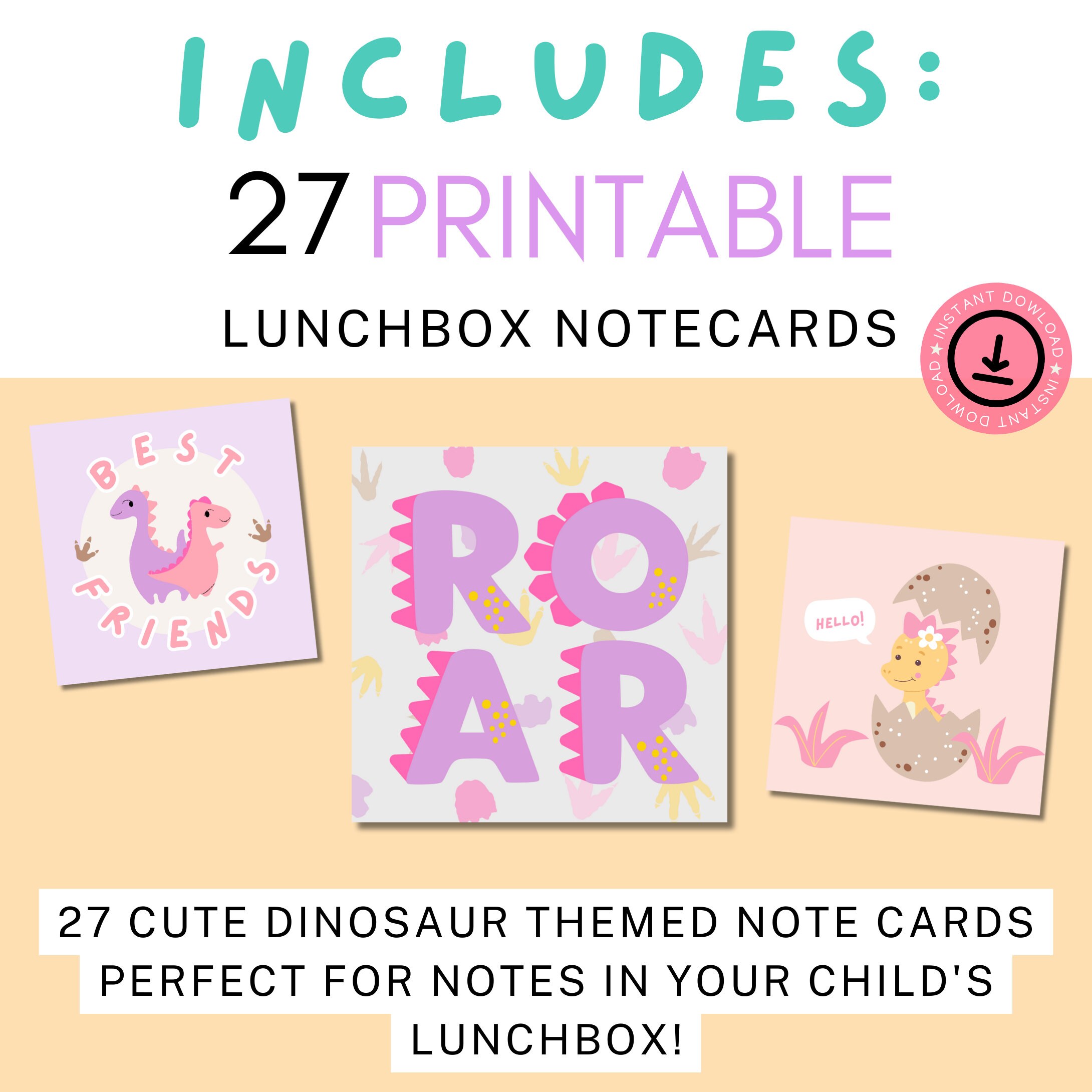 Lunchbox Notes, Printable Lunchbox Notes, Printable Lunch Notes, Lunch ...