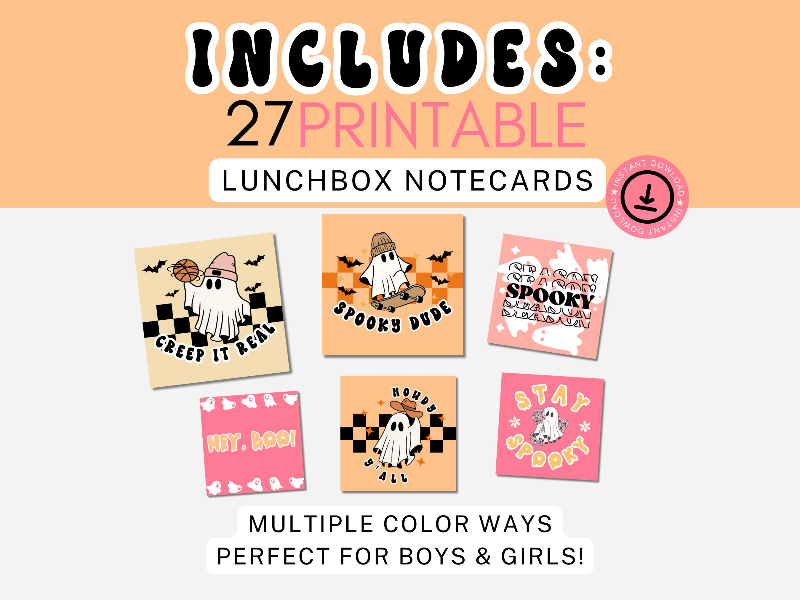 Printable Lunch Notes, Lunchbox Notes, Printable Affirmation Cards ...