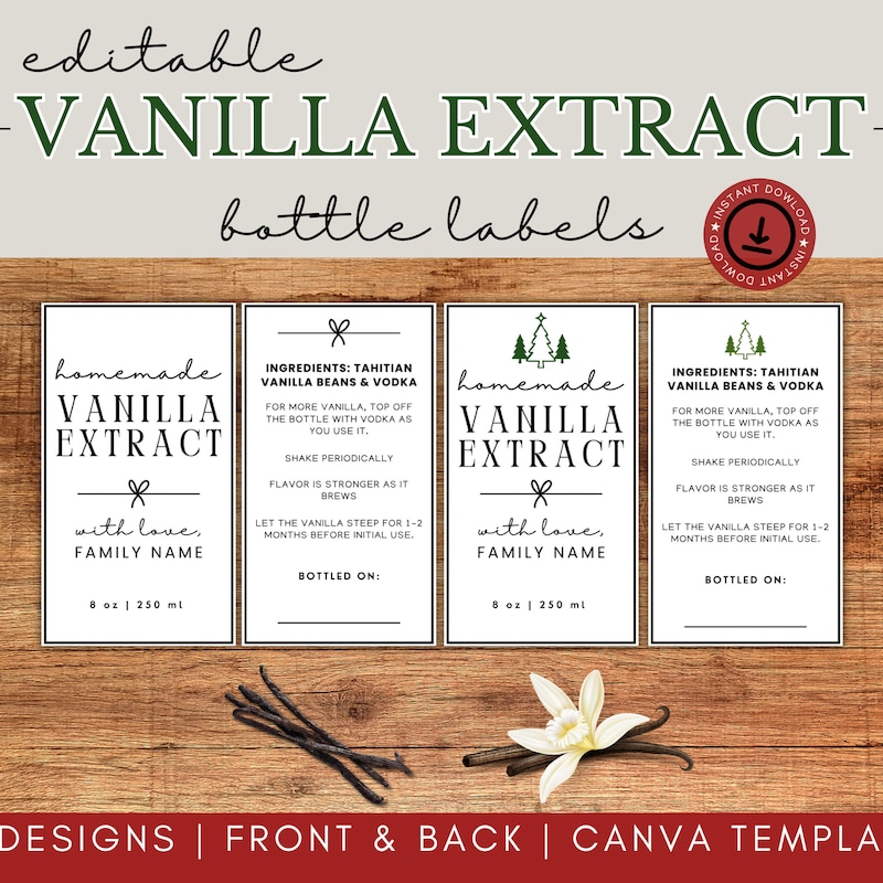 Handmade Vanilla Tags - Etsy