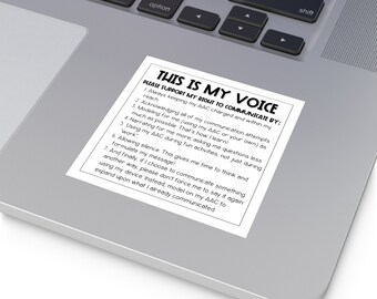 Lets Communicate AAC Device Waterproof Vinyl Die-cut Sticker - Etsy