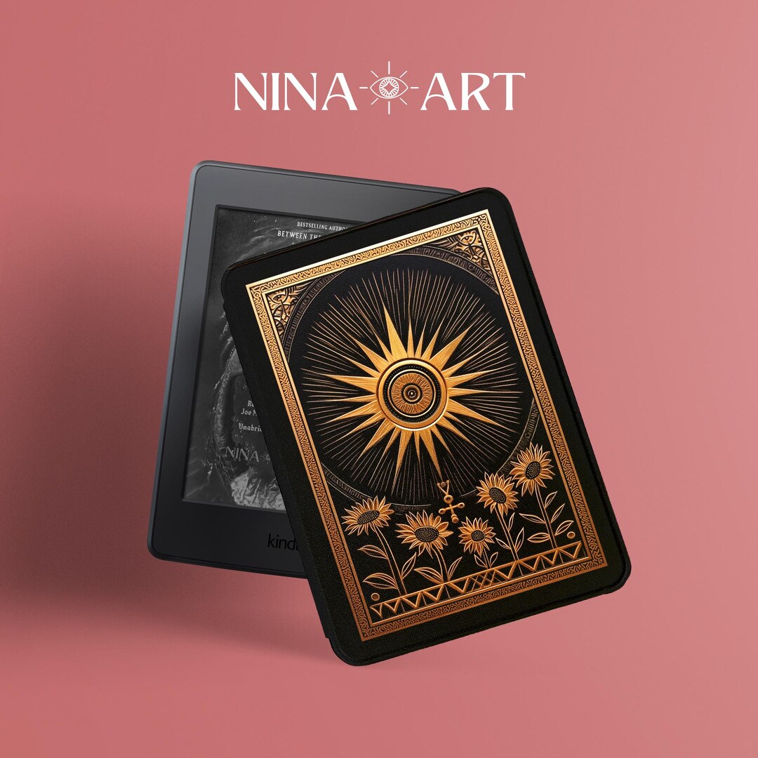 The Sun and Sunflowers Tarot Kindle Case, All New Kindle Case, 2024 ...
