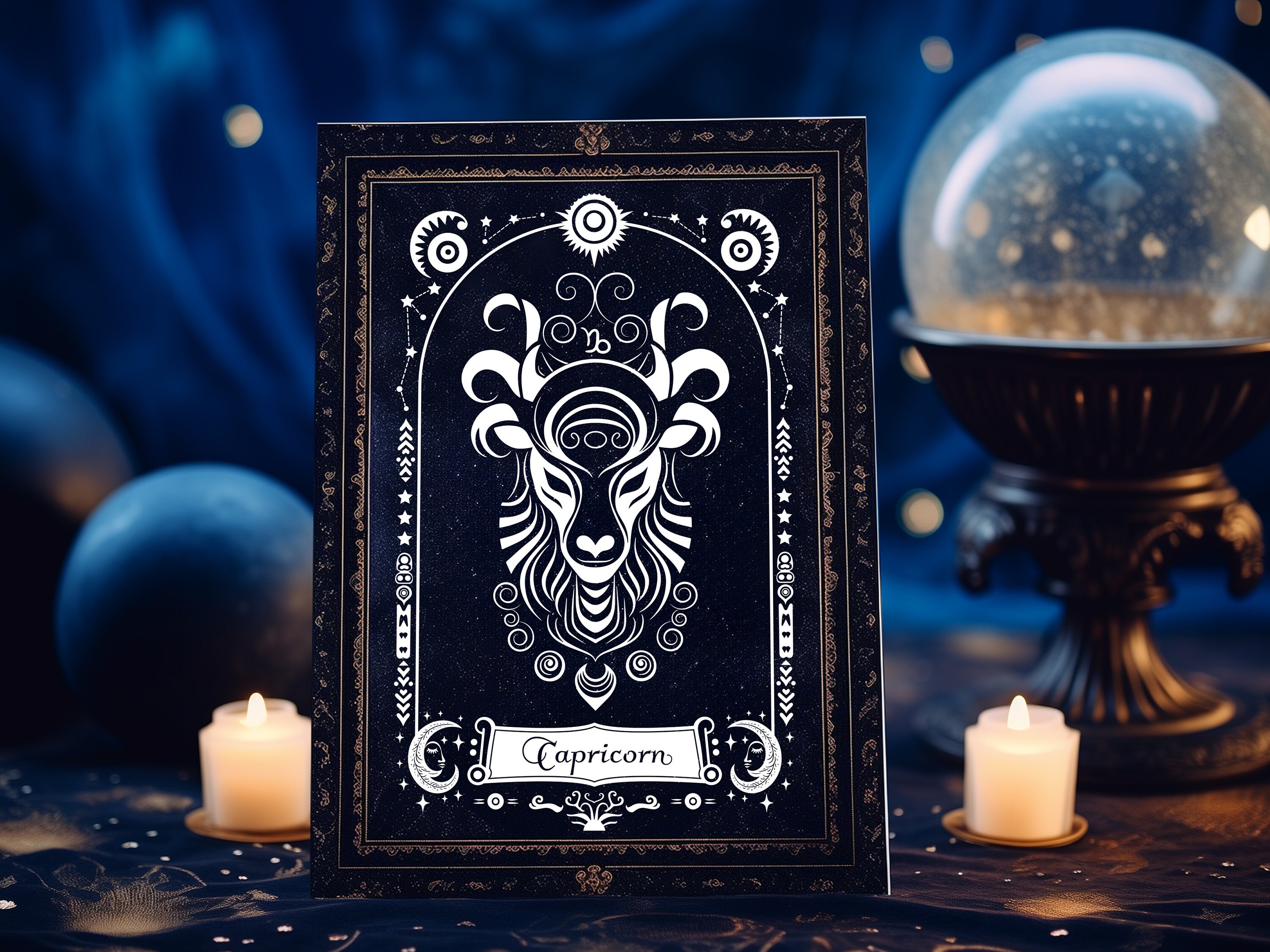 Zodiac Cards SVG, Tarot Cards Svg, Mystical Clipart, Zodiac Sign Svg ...