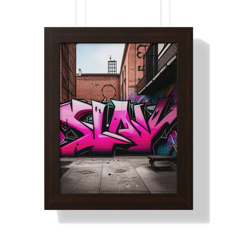 Slay Graffiti Themed Unique Poster for Bedroom, Office, Dorm Room ...