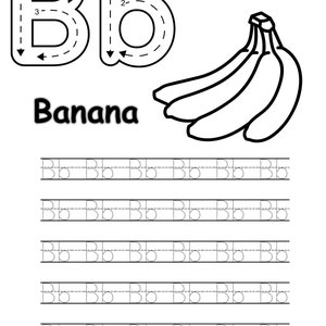 Tracing and Coloring Book Alphabets - Etsy