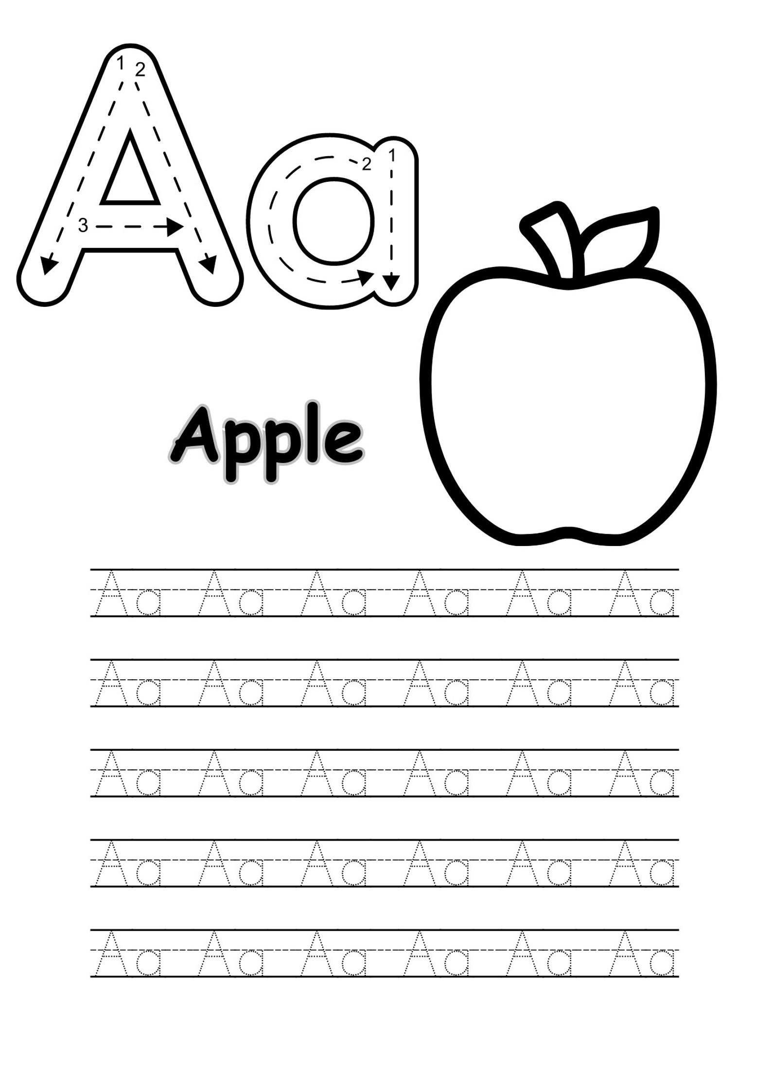 Tracing and Coloring Book Alphabets - Etsy