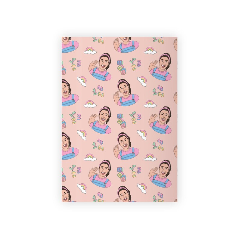 Ms. Rachel Wrapping Paper, Satin Gift Wrap, Custom Kids Wrapping Paper ...