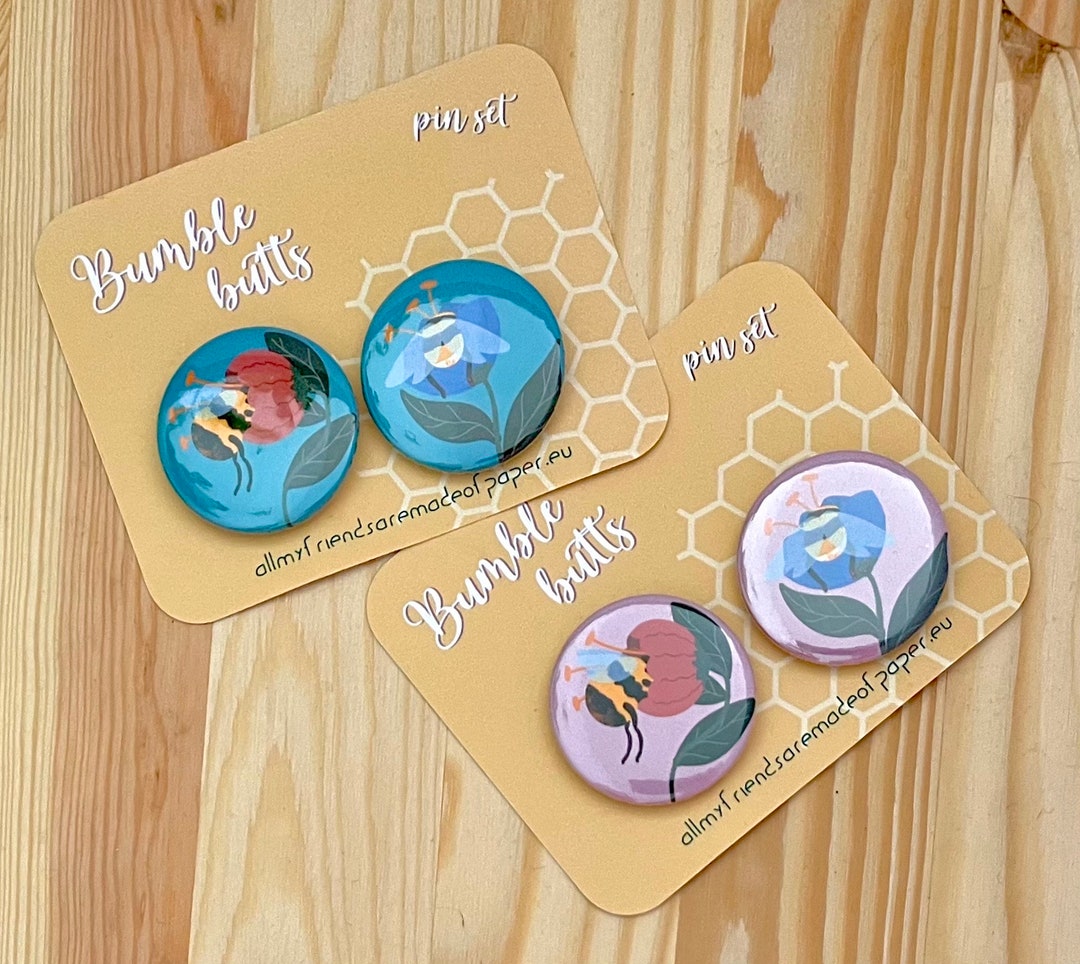 Bumble Butt Pin Set - Etsy