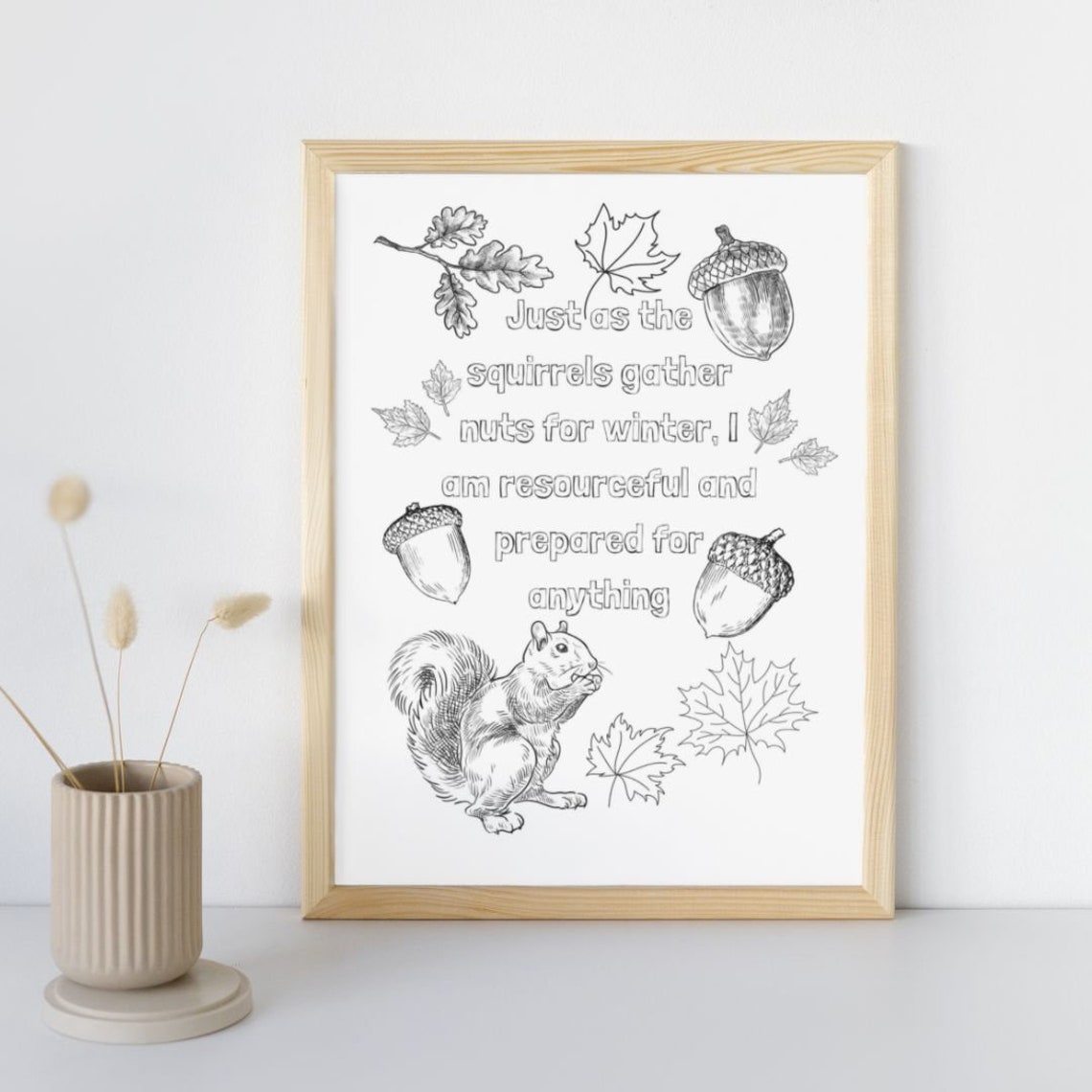 Fall Printable Coloring Pages / Printable Affirmation Coloring Pages ...