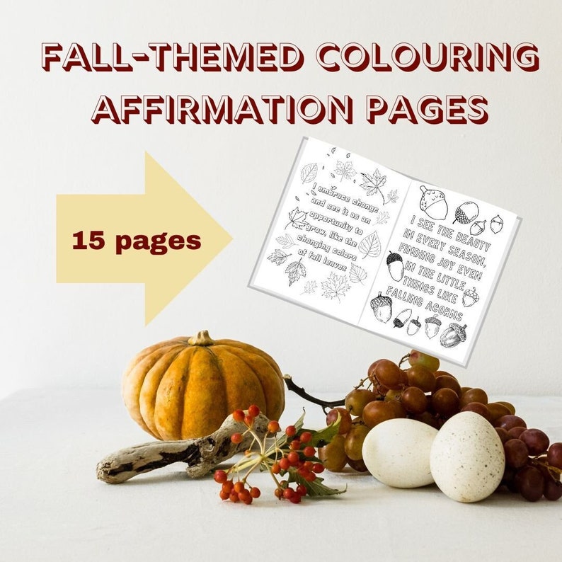 Fall Printable Coloring Pages / Printable Affirmation Coloring Pages ...