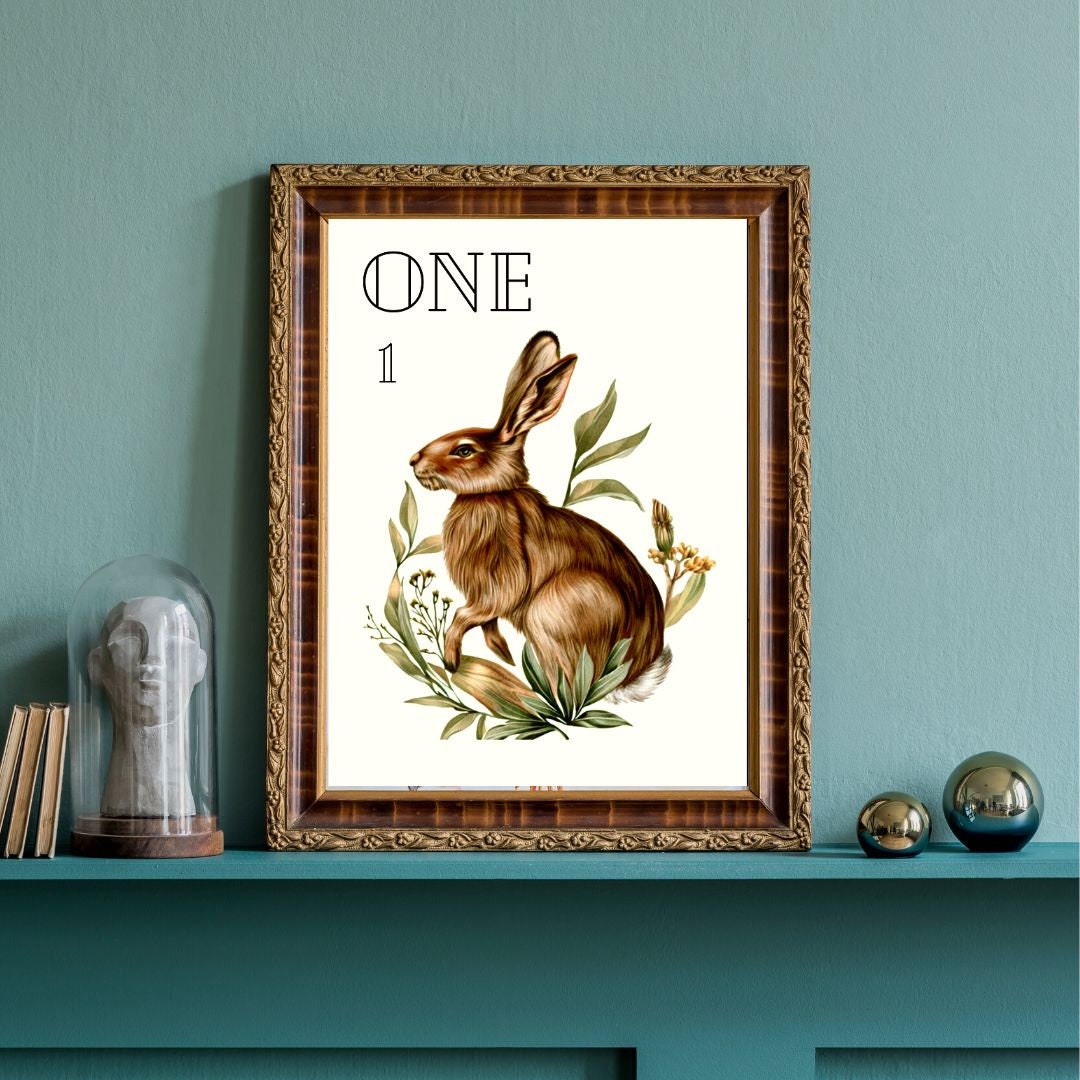 PRINTABLE Botanical Number Posters / Charlotte Mason / Homeschool ...