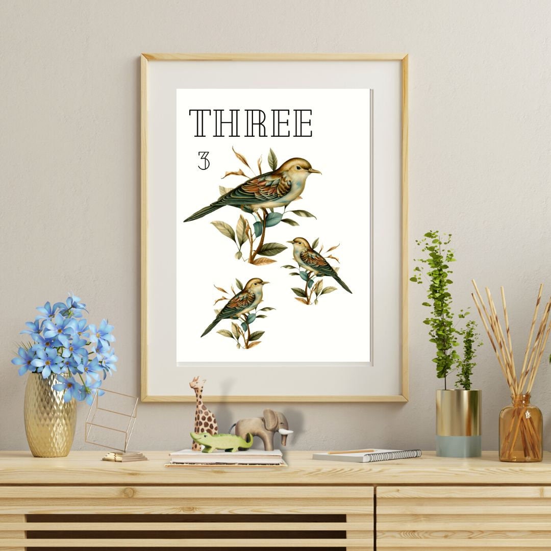 PRINTABLE Botanical Number Posters / Charlotte Mason / Homeschool ...