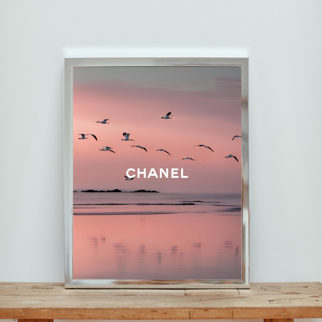 Chanel Sunset Beach Print / Aesthetic Furniture of the Apartment ...