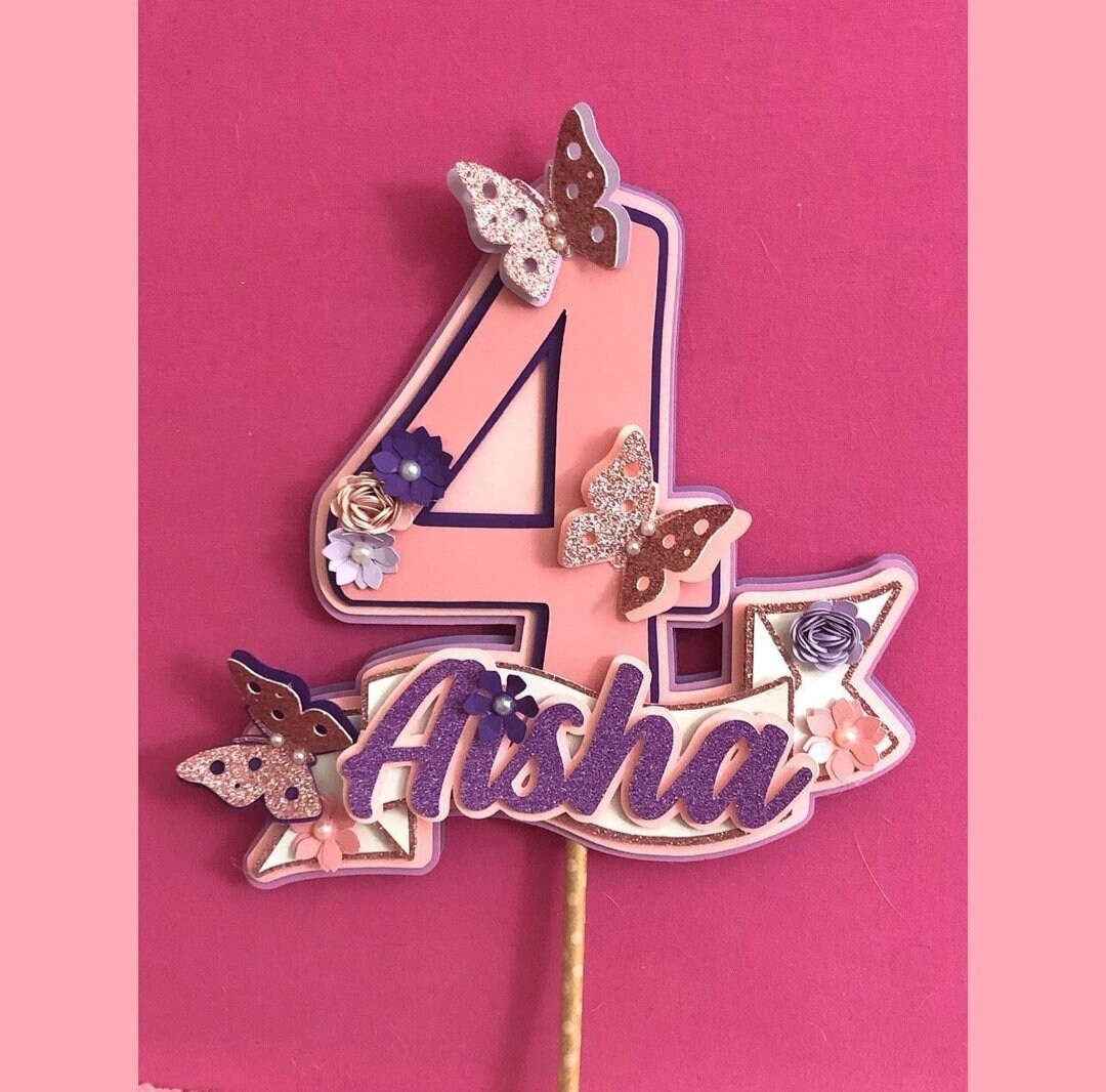 Butterflies Topper - Etsy