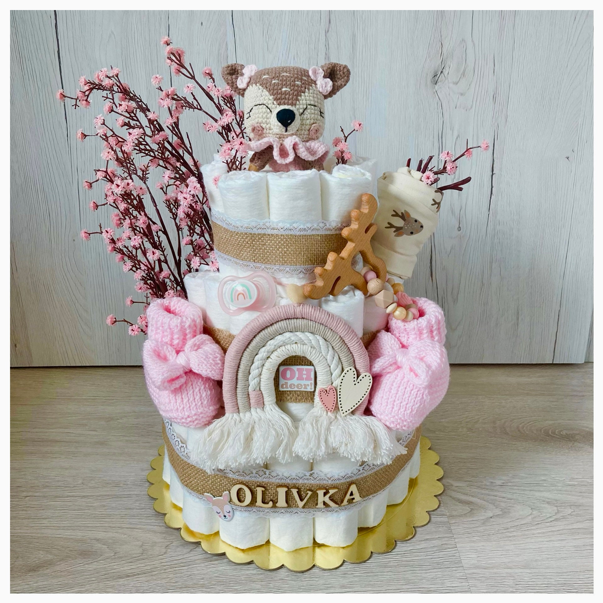 Complete Diaper Cake Manual: Step-by-step Instructions - Etsy