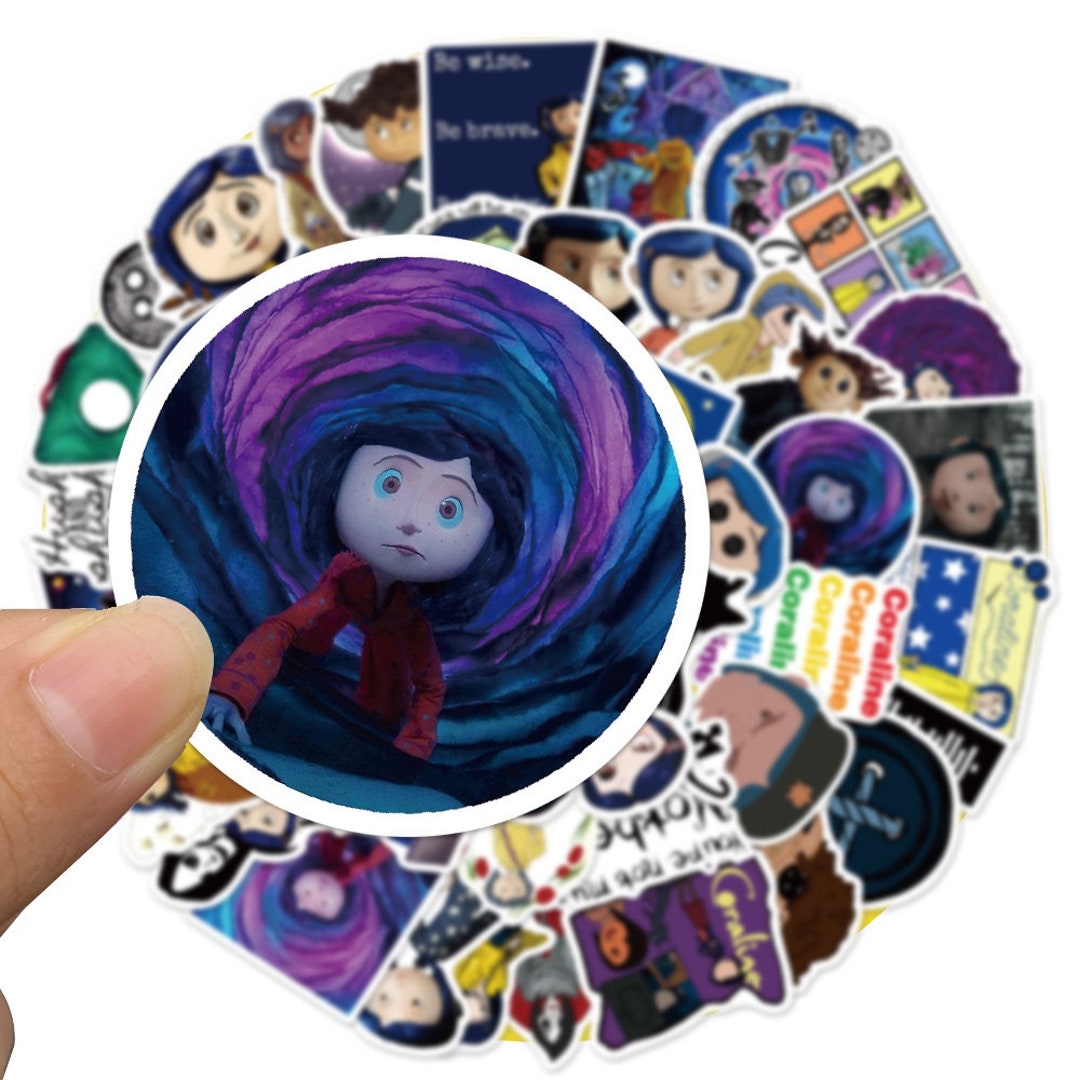 Pack of 50 Coraline Stickers Collection 1 for Water Bottles Teens ...