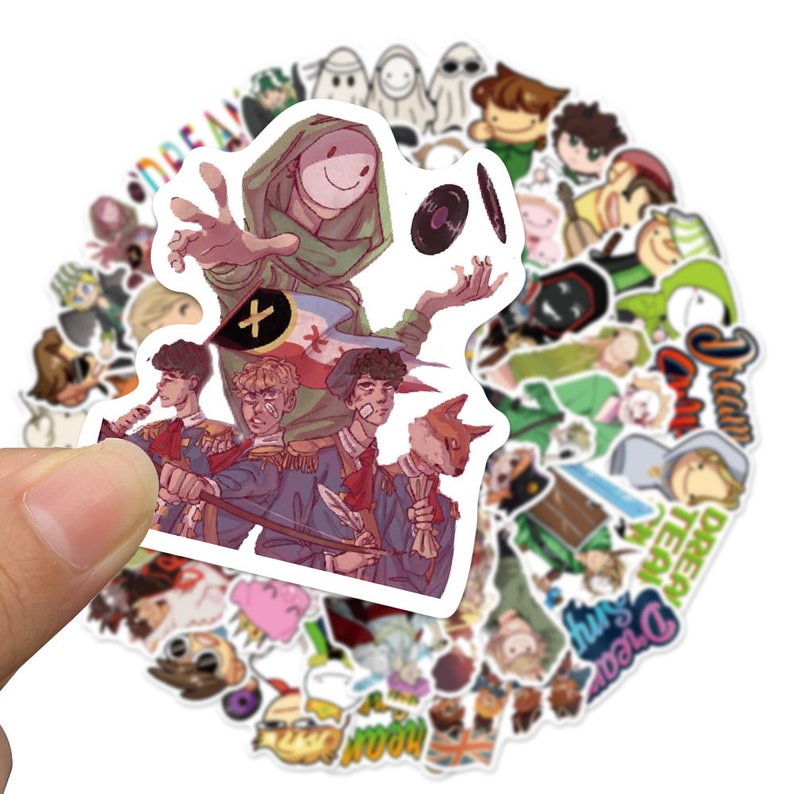 Pack of 50 Dream SMP Stickers Collection 2 for Water Bottles Teens ...