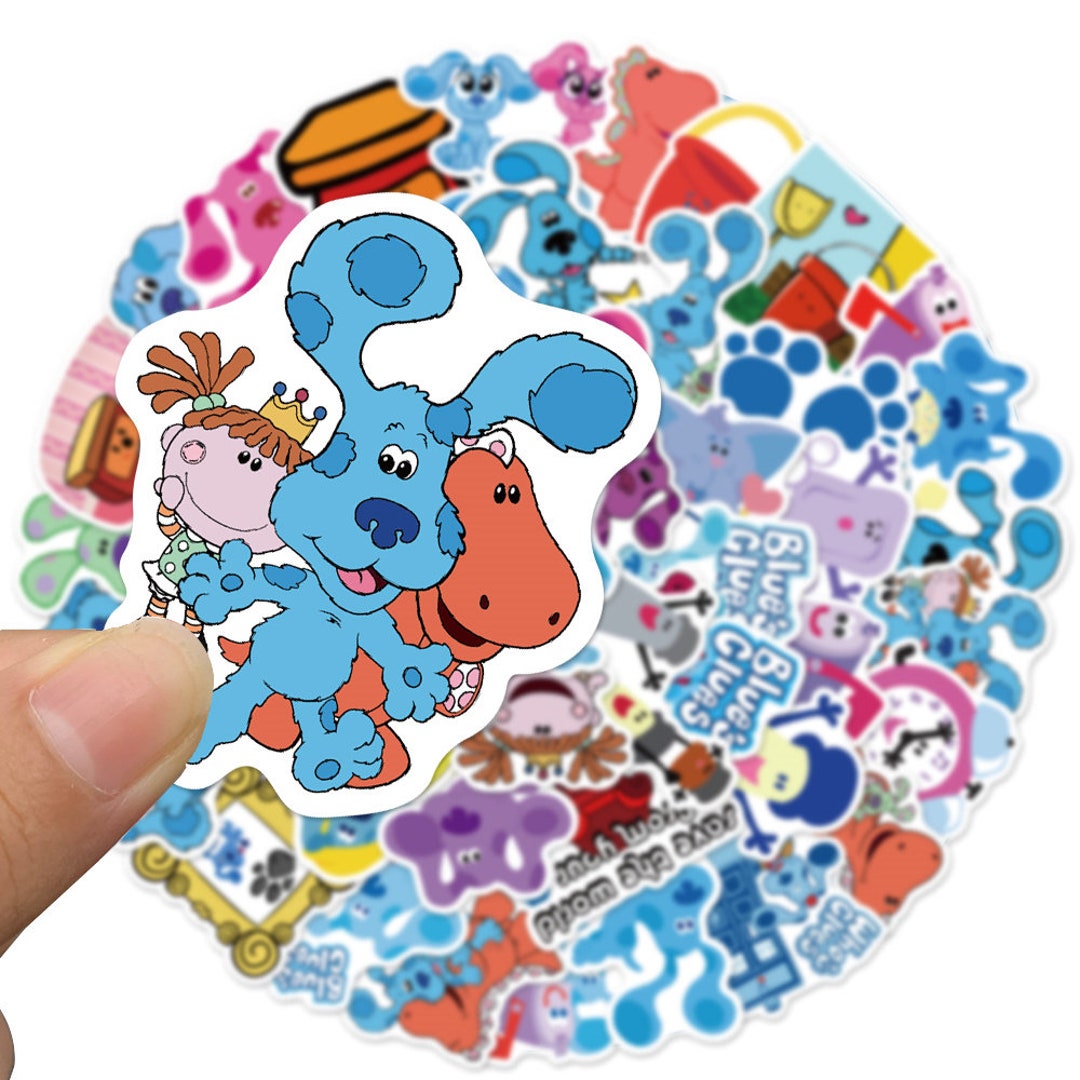 Pack of 50 Blue's Clues Stickers for Water Bottles Teens Bicycles ...