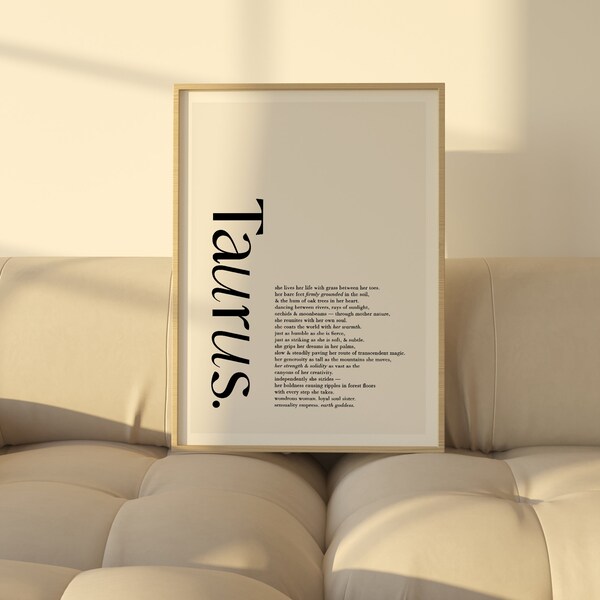 Taurus Star Sign - Etsy