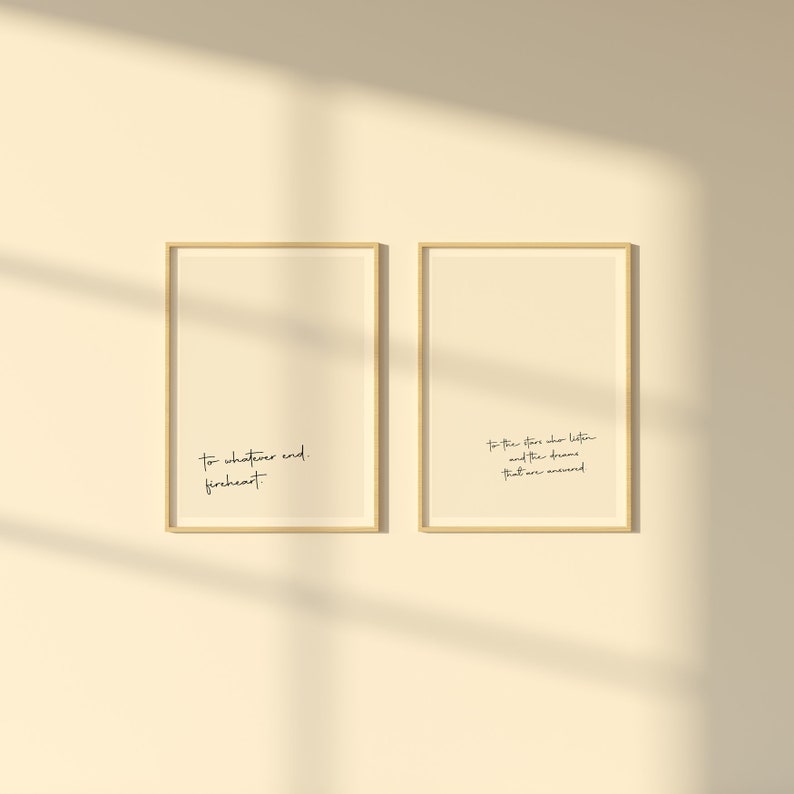 To Whatever End, Fireheart Print | Throne of Glass, Sarah J Maas Quote ...