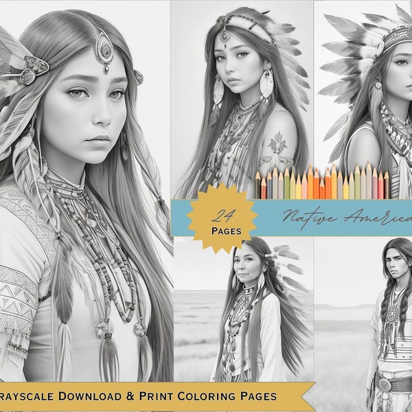 Native American Girl - Etsy