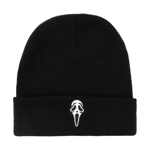 Ghost Face Beanie - Etsy
