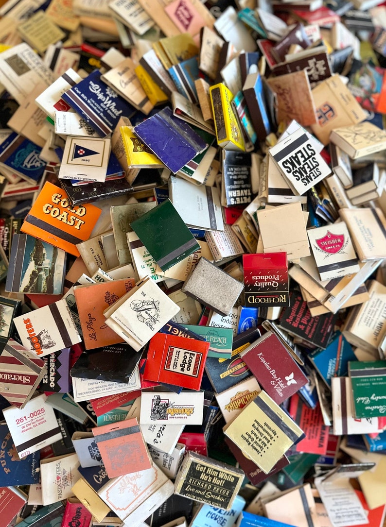 Lot of Vintage Matchbooks - Etsy