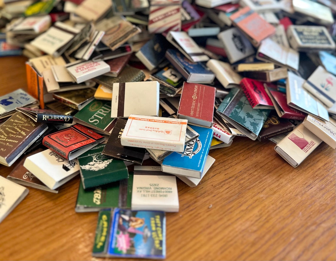 Lot of Vintage Matchbooks - Etsy