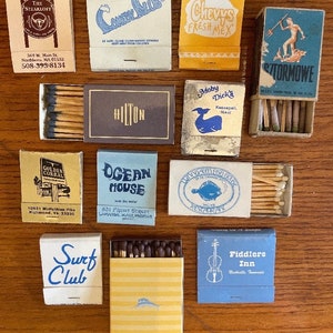 Lot of Vintage Matchbooks - Etsy