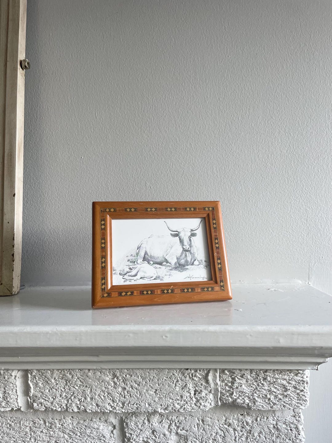 Mini Vintage Western Art Print - Etsy