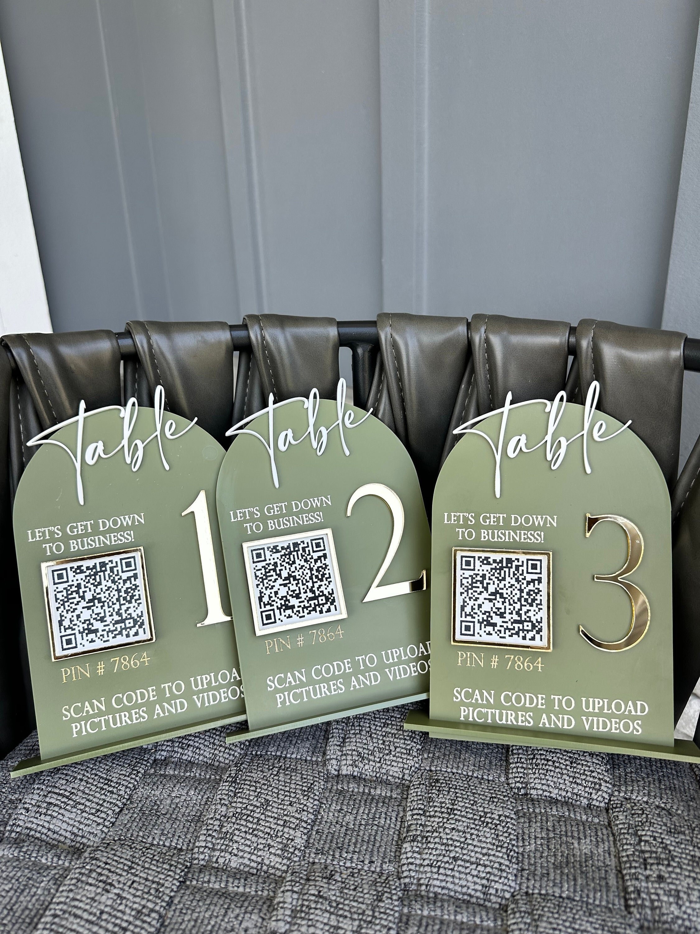 Wedding Table Numbers, Custom Table Numbers - Etsy