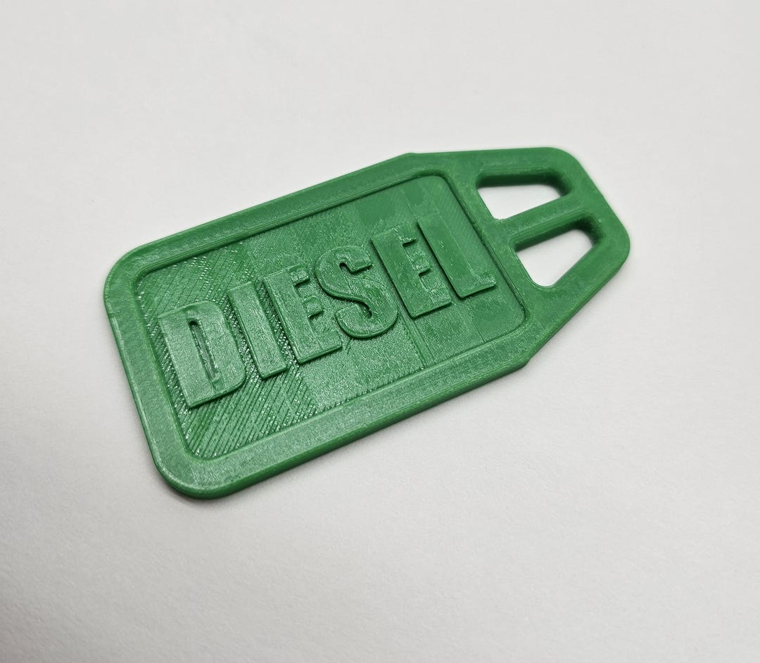 Diesel Container Tag Label Fuel Jug Can for Truck and Equipment Made in ...