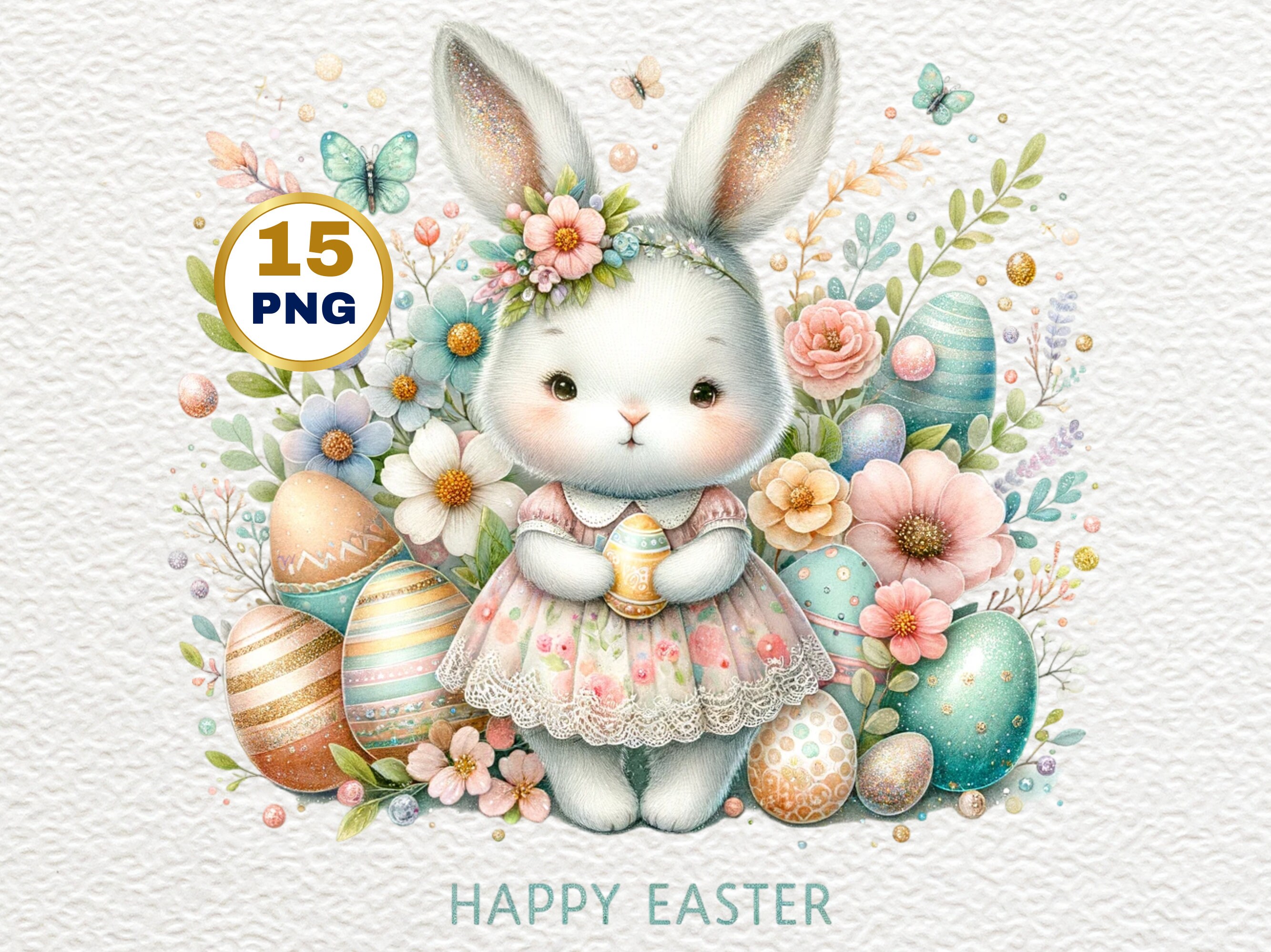 Easter Bunny Clipart Easter Chicks Clipart Easter Clip Art Easter Eggs ...