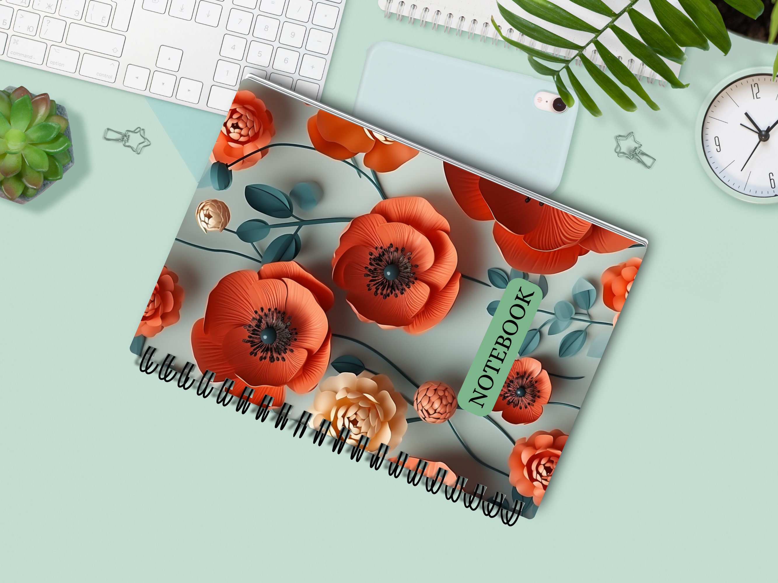 3D Poppy Flowers Floral Seamless Pattern Digital Paper - Etsy