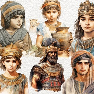 Watercolor Ancient Mesopotamia Clipart, Mesopotamian Symbol, Ziggurat ...