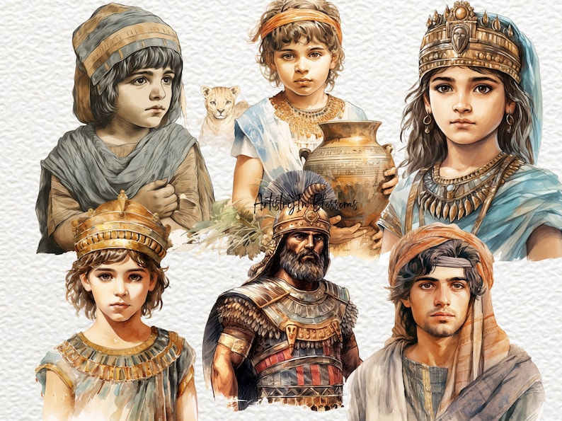 Watercolor Ancient Mesopotamia Clipart Mesopotamian Symbol - Etsy