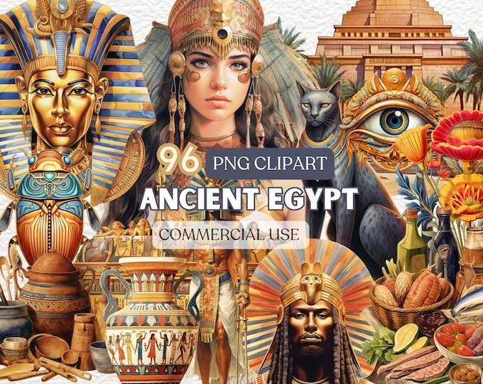 Ancient Egypt Clipart - Egypt Clipart - 15077 - Etsy Canada