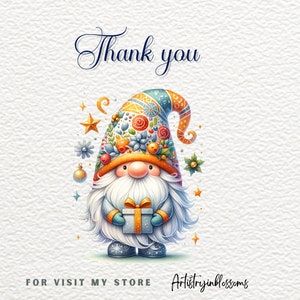 Festive Watercolor Gnomes PNG, New Year Gnomes Clipart, Gnome New Year ...