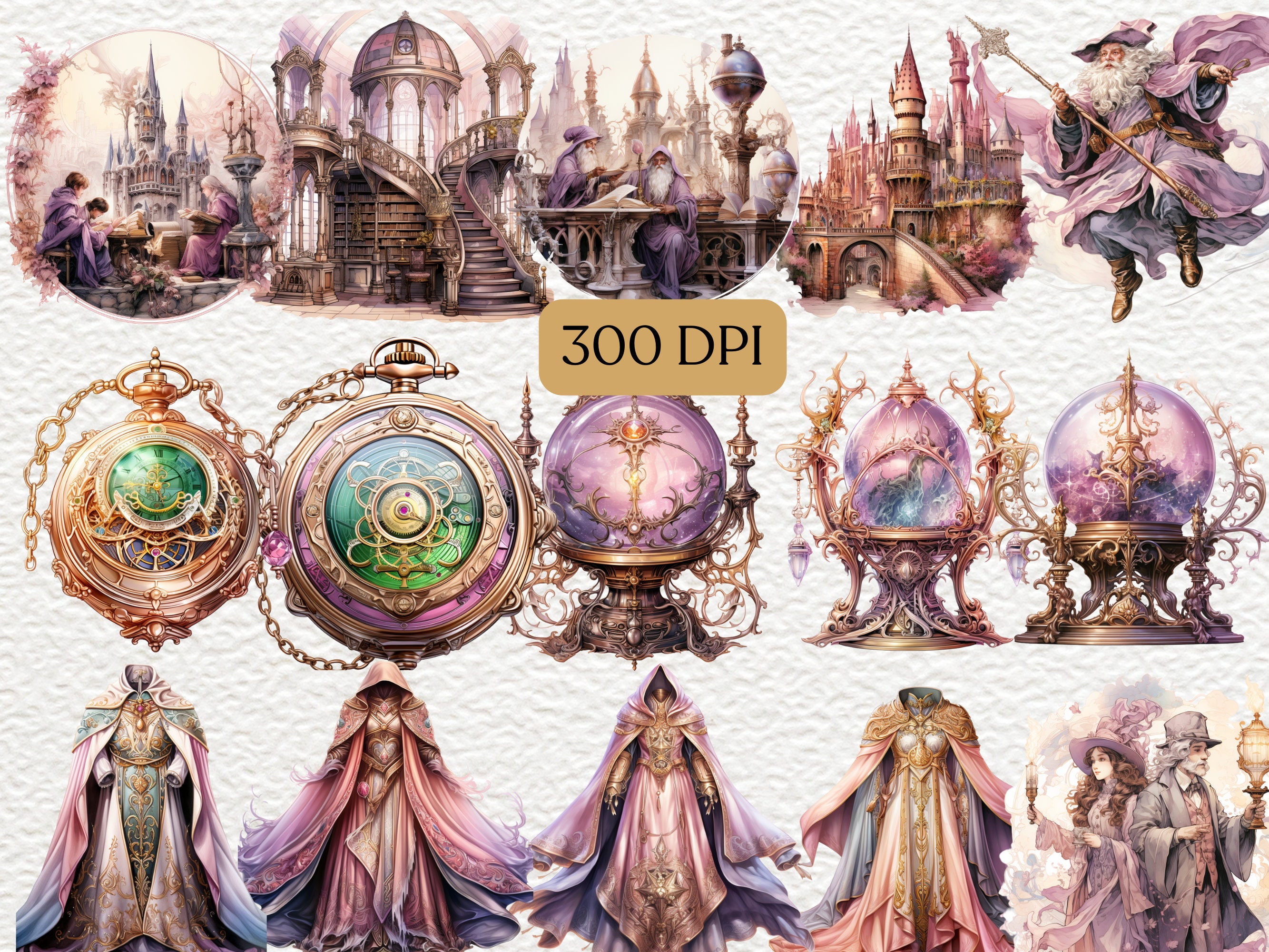 Magic Wizard Academy | Wizard School | Wizarding Clipart | Magic School ...