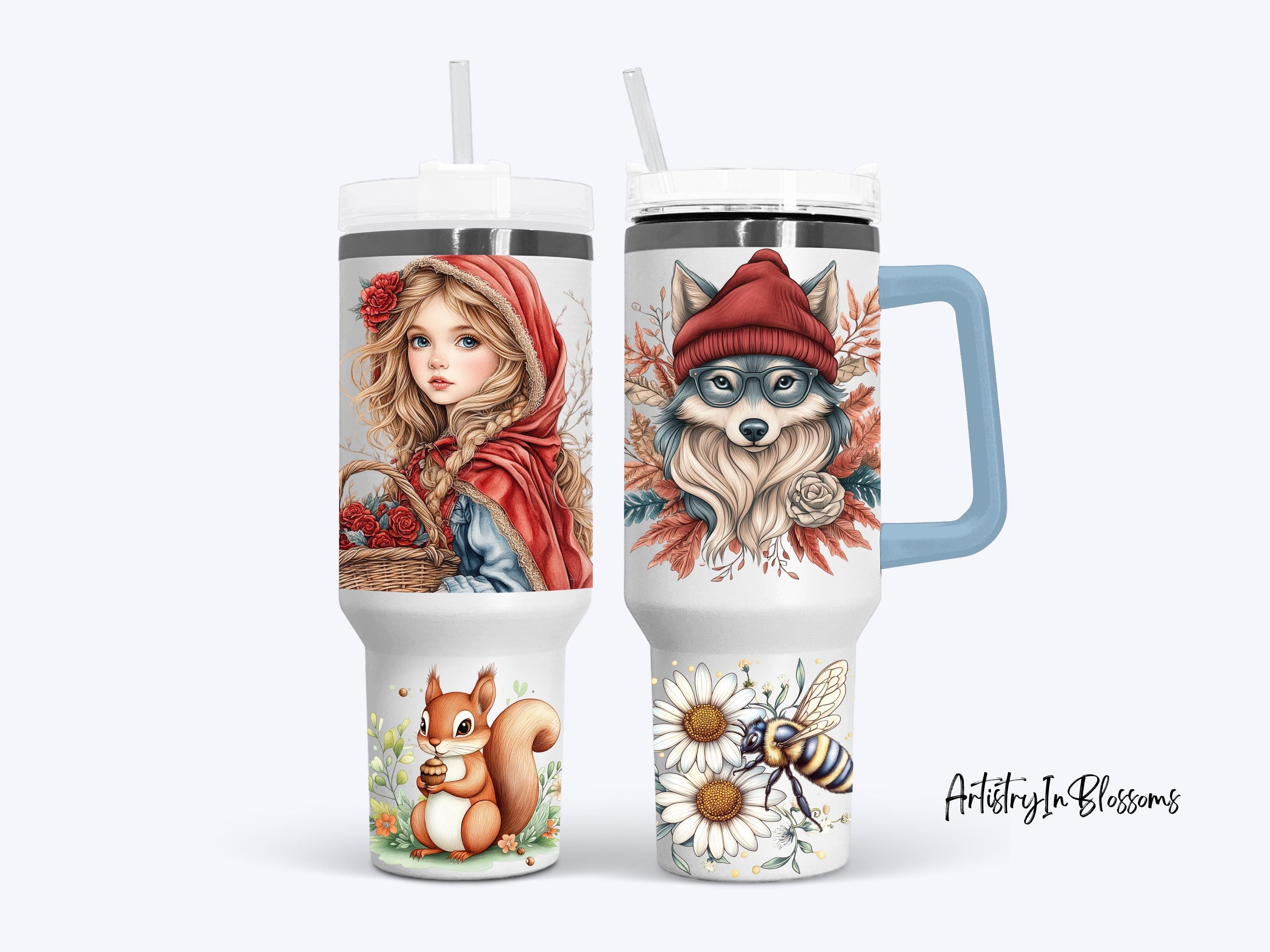 Little Red Riding Hood Clipart Bundle, Fairy Tale Digital Download, Art ...