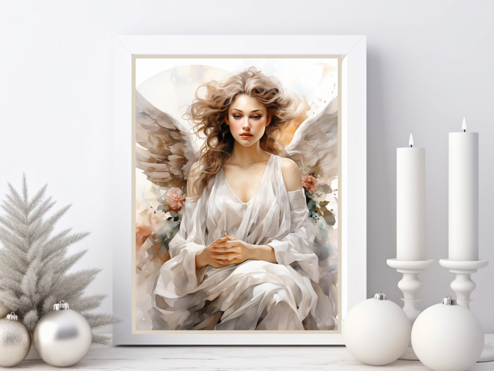 Miracle Angels Clipart, Angelic Watercolor Clipart , Whimsical Miracle ...